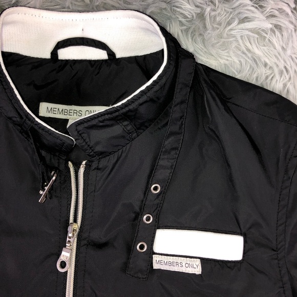 Members Only | Jackets & Coats | Vintage Members Only Cafe Racer Nylon ...